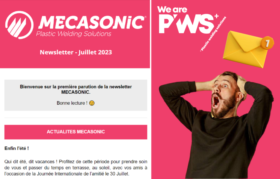 Inscrivez-vous à la newsletter Mecasonic